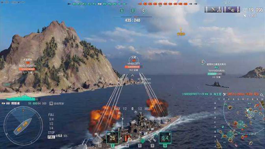 战舰世界:主炮,副炮傻傻分不清楚,俾斯麦狂殴威尼斯,克里姆林