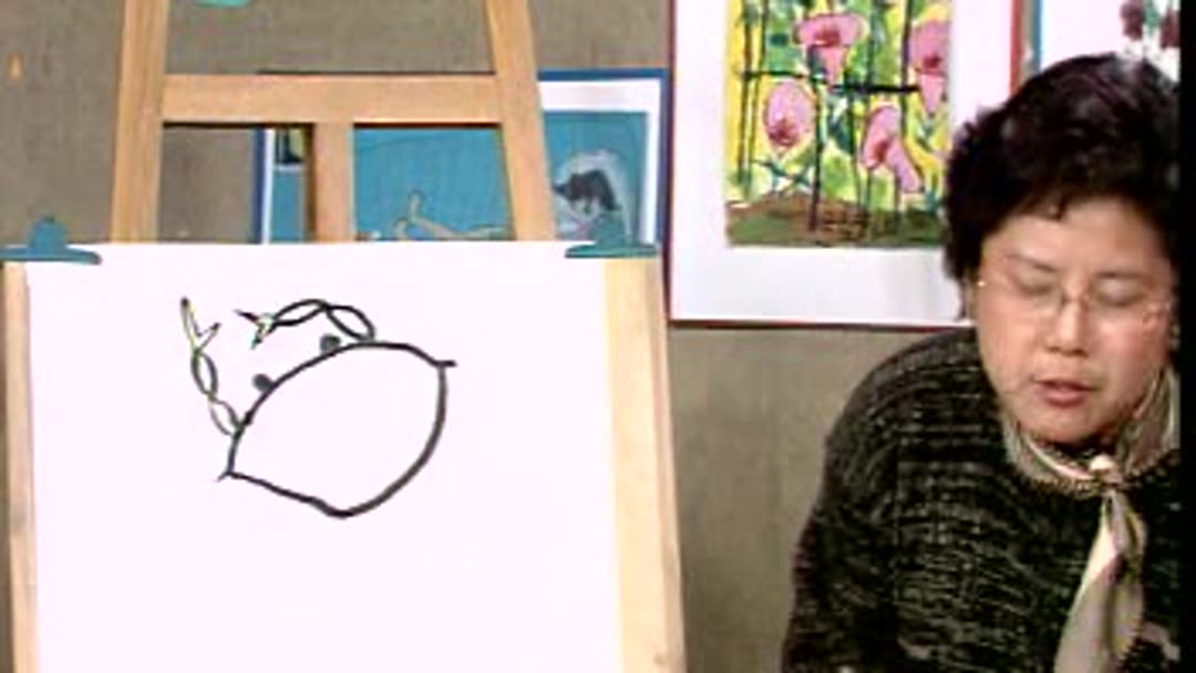 小学生美术教学19讲 水彩画5讲1 V信BJJCDQ 北京教材大全