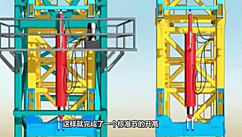 工地上的塔吊是怎么长高的? 为什么总比楼高一点点