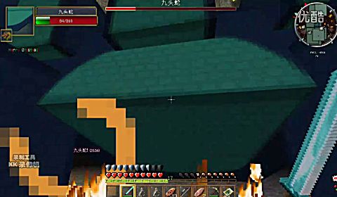 我的世界Minecraft——讨伐三个头的九头蛇!与九头蛇的两次切割手术!