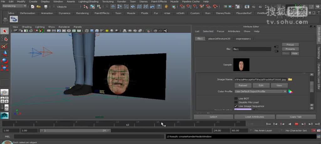 Maya面部表情动作捕捉7