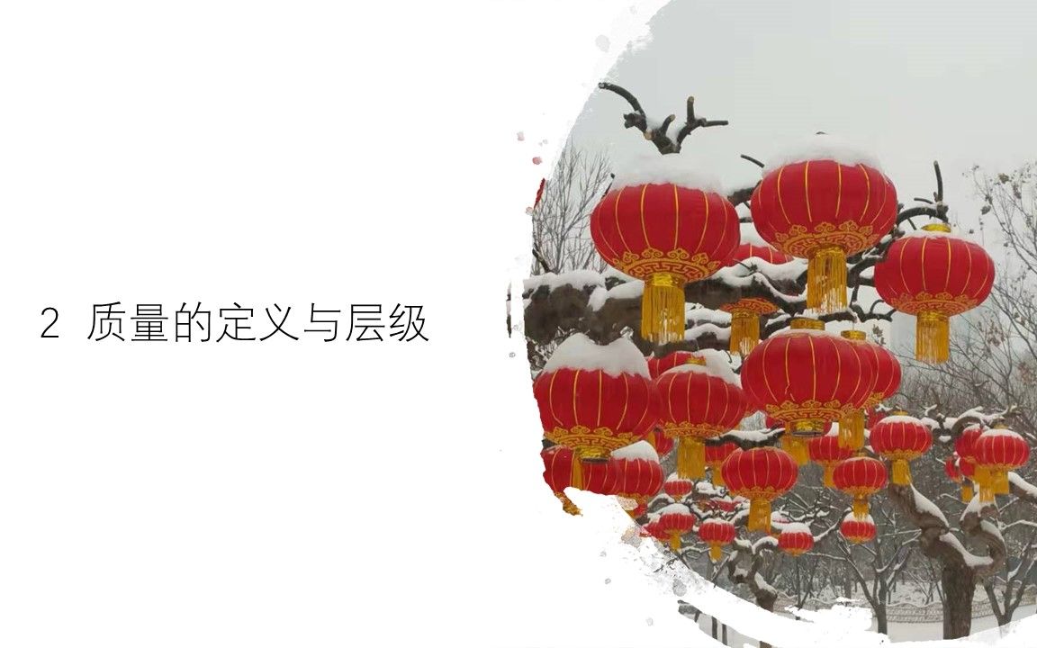 轻松学9000-专题07-质量的定义与层级