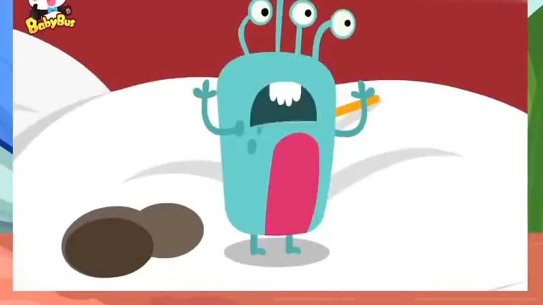 宝宝巴士动画片:可怕的细菌在破坏牙齿!要养成刷牙的好习惯!