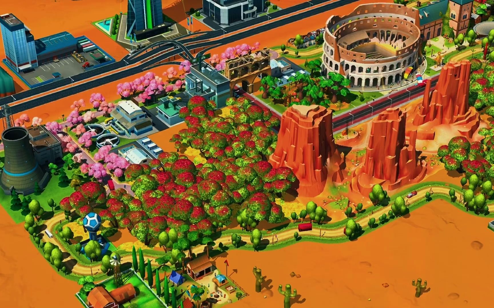 【万国汇/游戏视频】 模拟城市的风里已经有了秋天的味道 模拟城市...