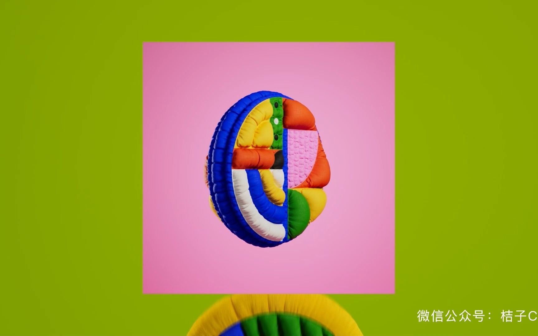【动态视觉鉴赏】Bauhaus Quil抱枕C4D三维创意动画视觉鉴赏