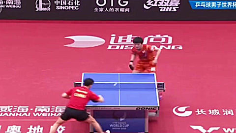 马龙逆转战胜张本智和:男乒世界杯, 马龙樊振东争冠!