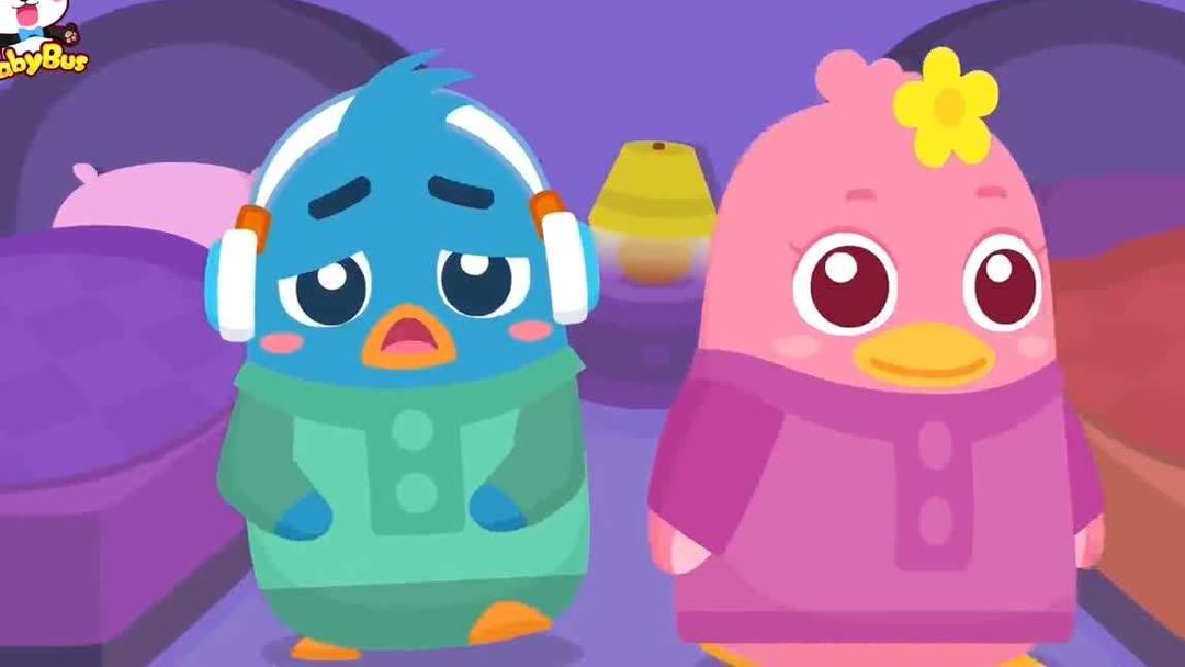 宝宝巴士卡通动画 小朋友晚上自己上厕所,很勇敢