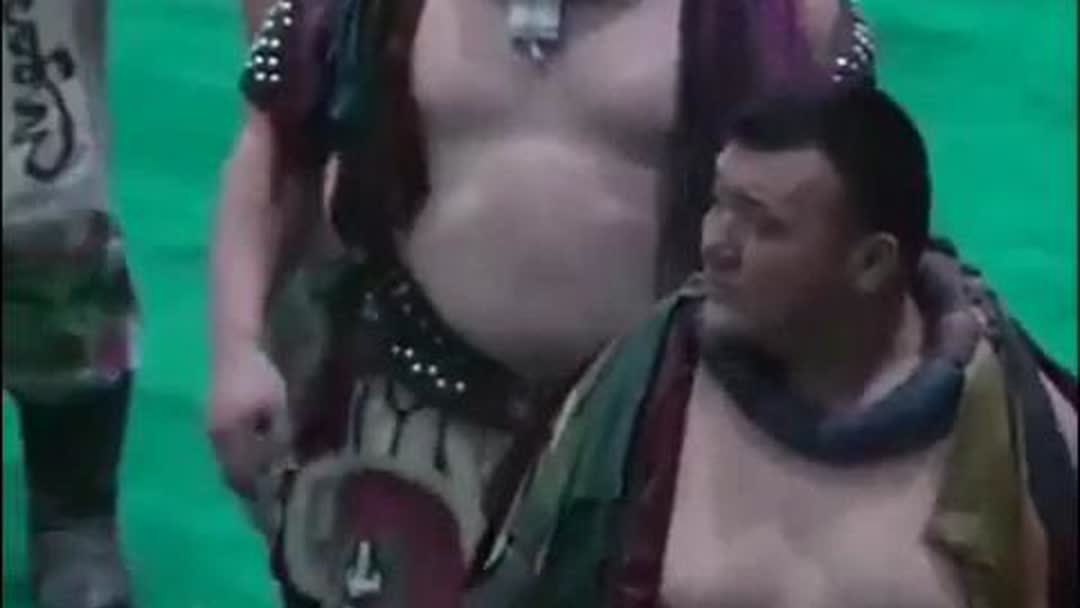 那达慕大会,蒙古汉子们就是壮