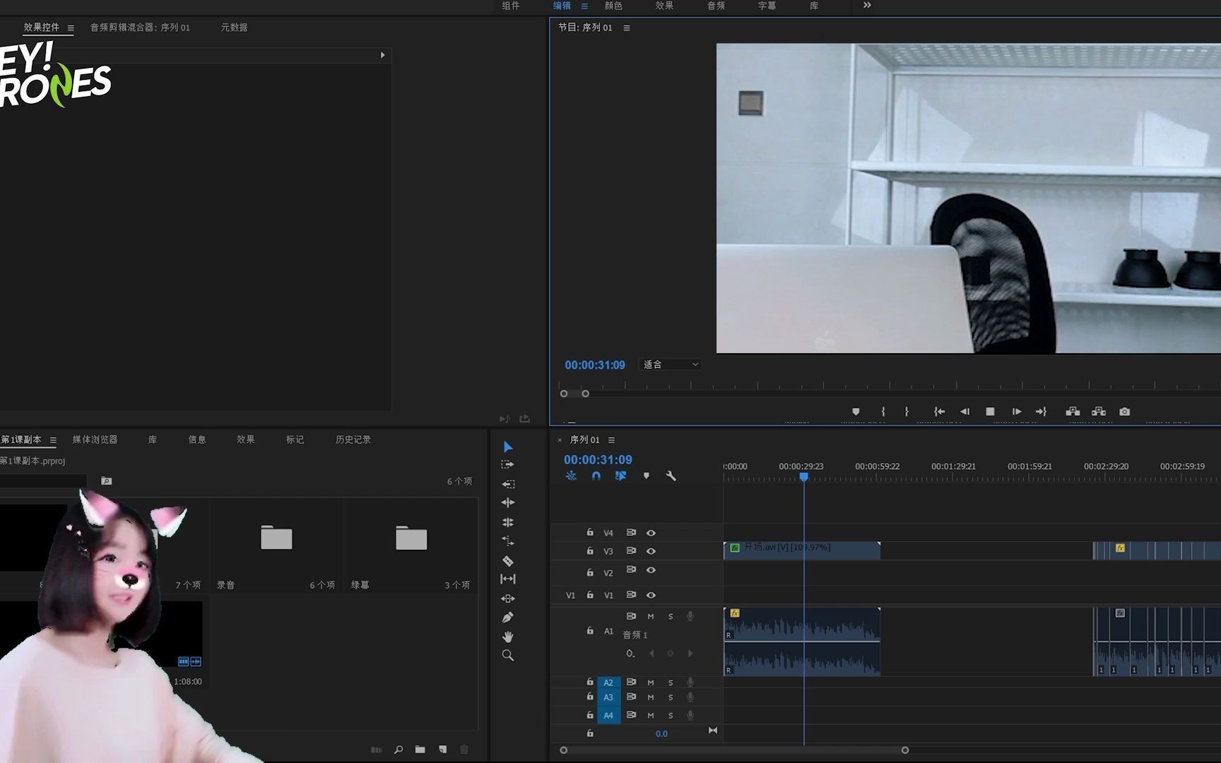 Premiere 系列教程合集10集第1课:【新手向】PR剪辑教程(1):软件的...