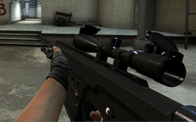 当你在csgo里使用巴雷特m98b是什么感觉?