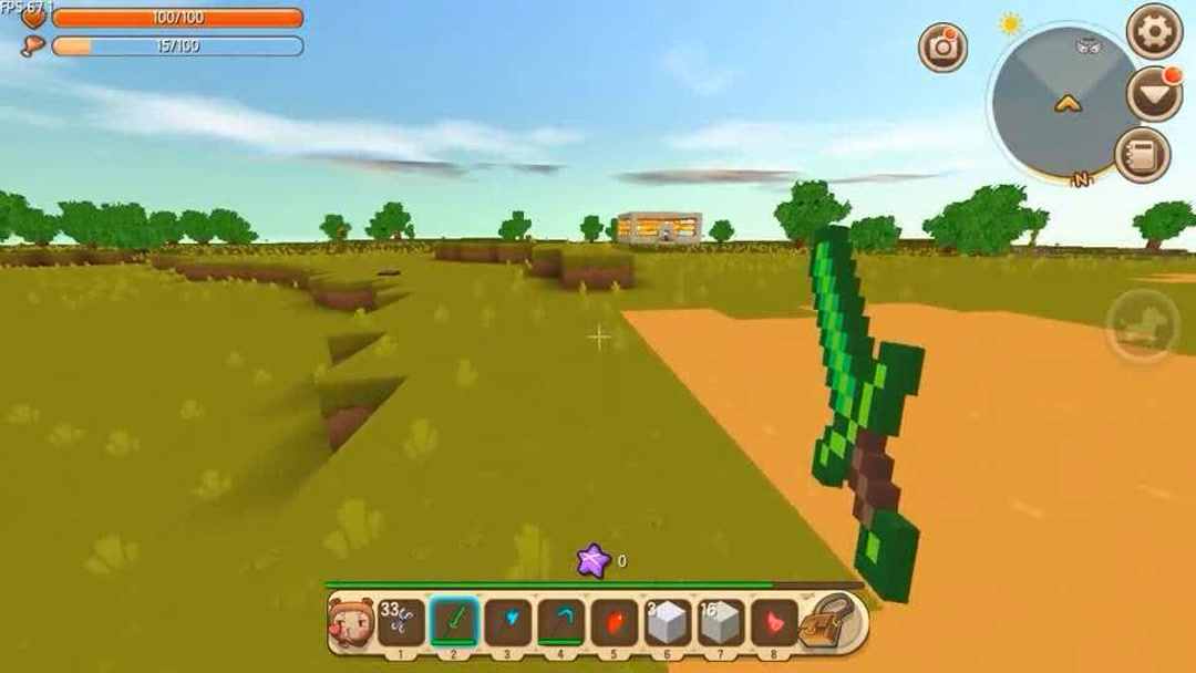 迷你世界:看见了一件MC里面的远程武器,威力巨大