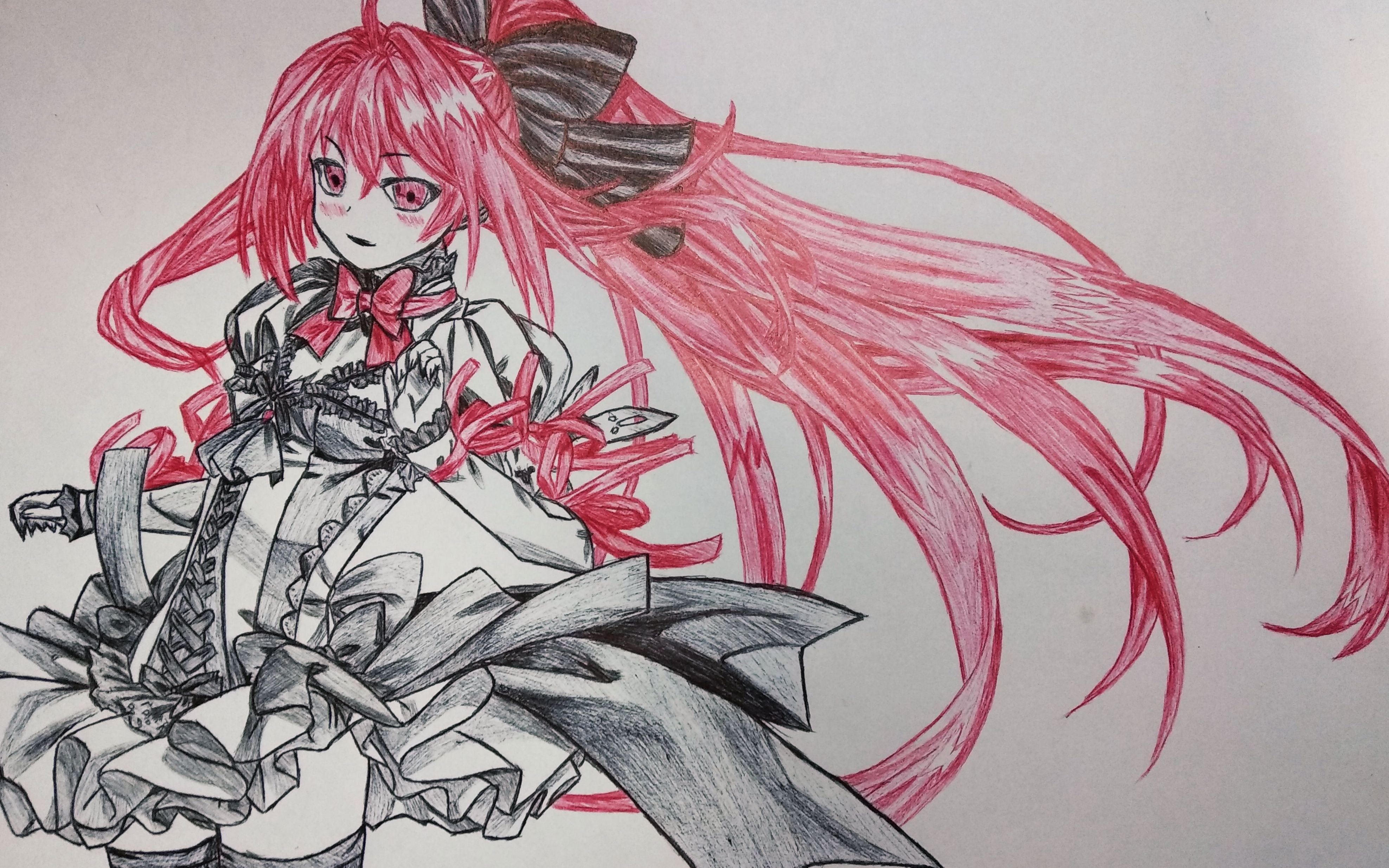 【圆珠笔系列】如何用三种颜色的圆珠笔为未来的女儿设计衣服~