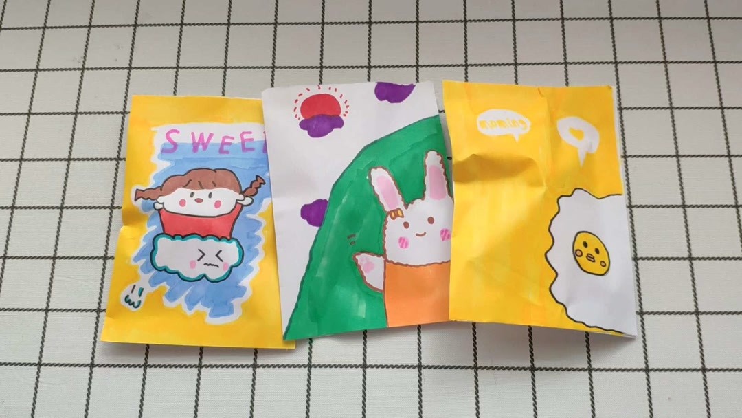 小薯片自制可爱系列盲袋,制作不容易,希望大家喜欢