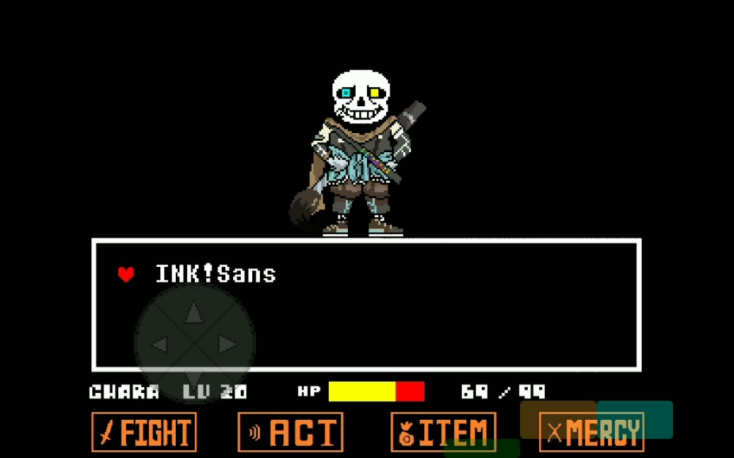 ink sans!0.39手机版一阶段通关!不是编程猫!(下载链接简介)