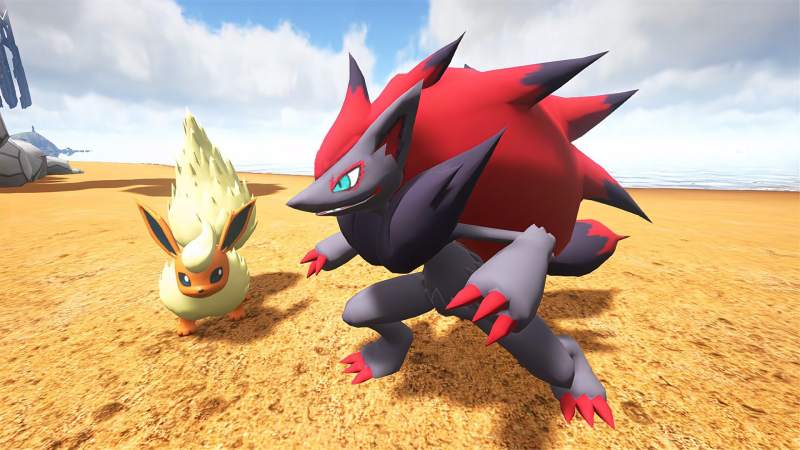 方舟生存进化:精灵宝可梦 16 熊孩子暗墨多米把半仙的家给抄了