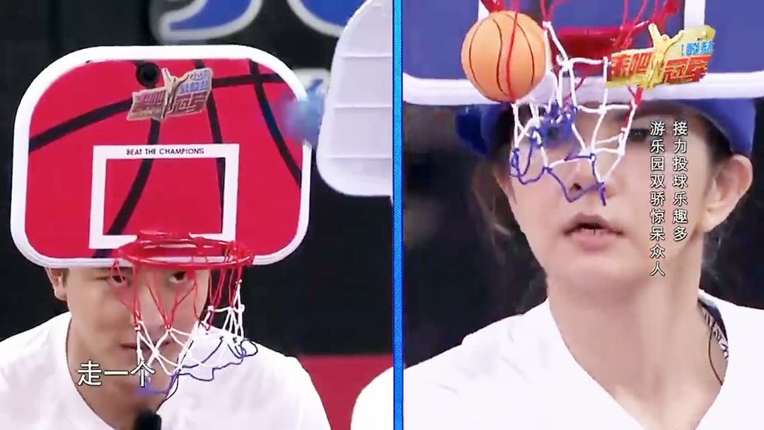 Ella投球太准,篮球冠军易建联都感到惊叹!