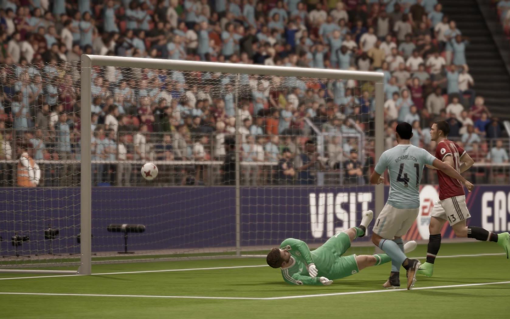 [FIFA 18 传奇级] 曼城生涯模式 - 2019-20赛季 欧洲超级杯 曼城vs曼联