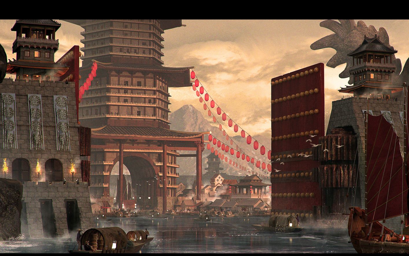 【Maya建模】古建筑“宝塔”模型基础建模,零基础建模思路讲解