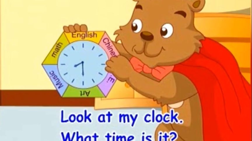 小学英语课堂 - What time is it