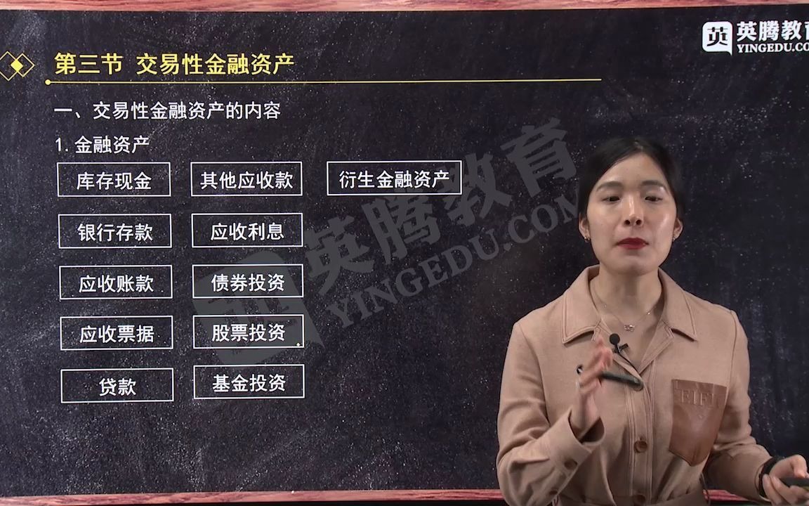 【2021初会实务】第二章第三节 交易性金融资产(交易性金融资产的...