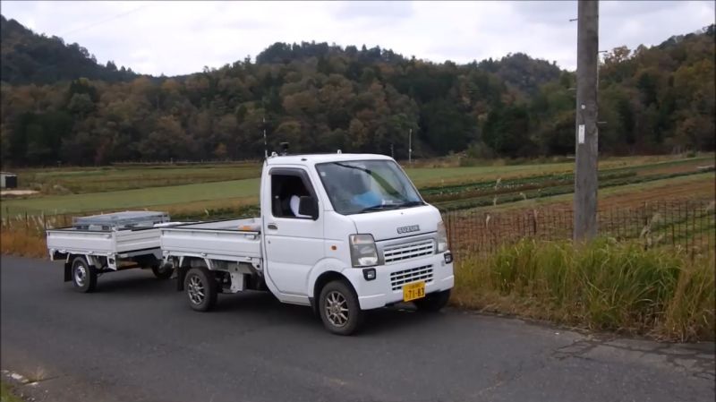 日产铃木小型拖车,这车我好想入手一辆