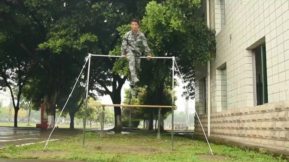 老班长分解动作来了,轻松过关“单双杆三”不是事儿!