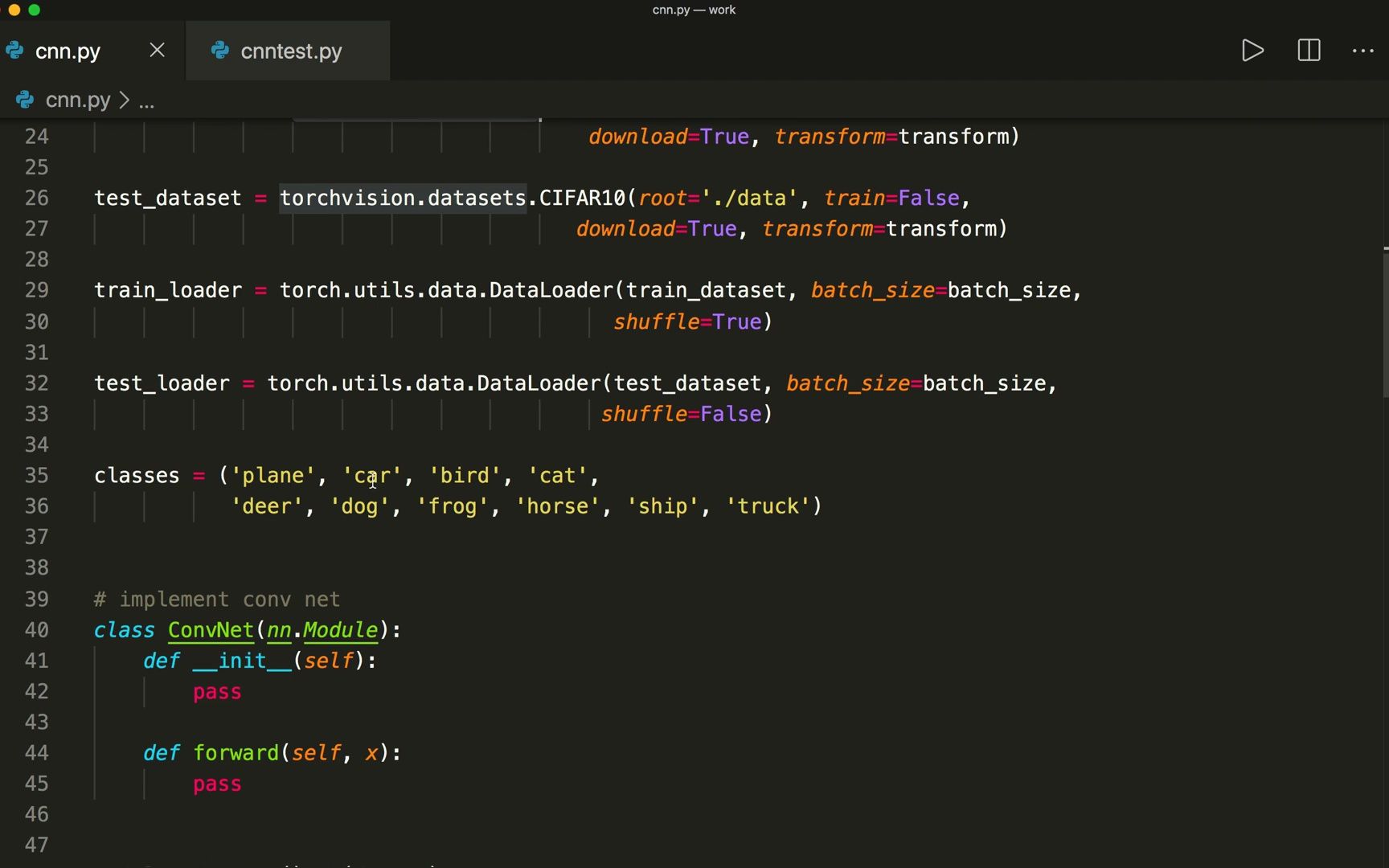 PyTorch Tutorial 14 - Convolutional Neural Network (CNN)