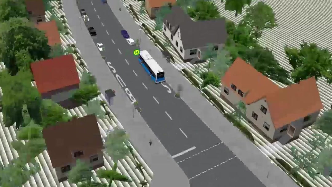 巴士模拟2 #524: Liestal 5路(1/2) 奔驰西塔罗LE