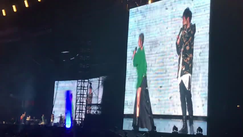 五月天演唱会DAY2 蔡依林+五月天互动talking