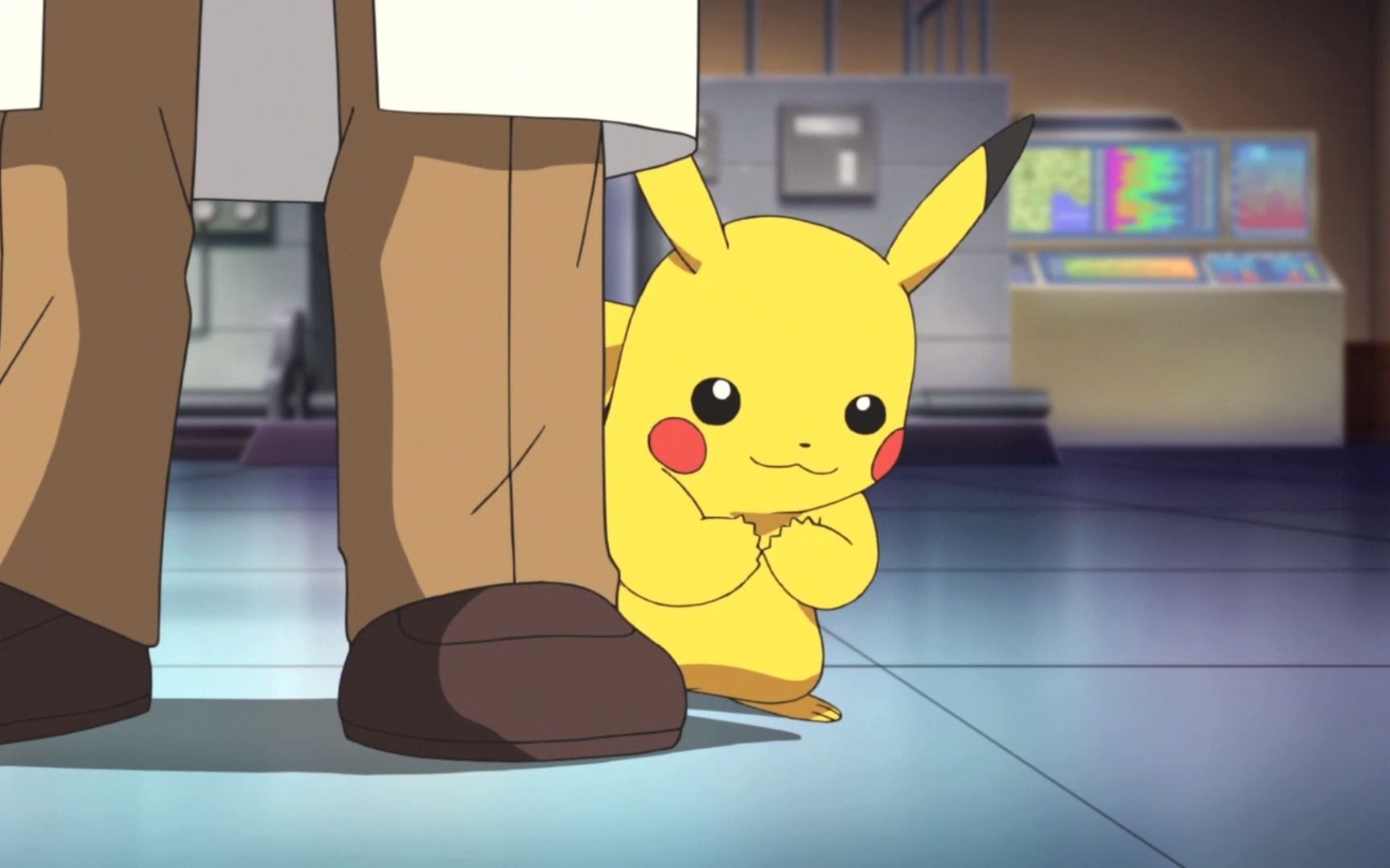 这就是皮卡丘跟小智的友情吧