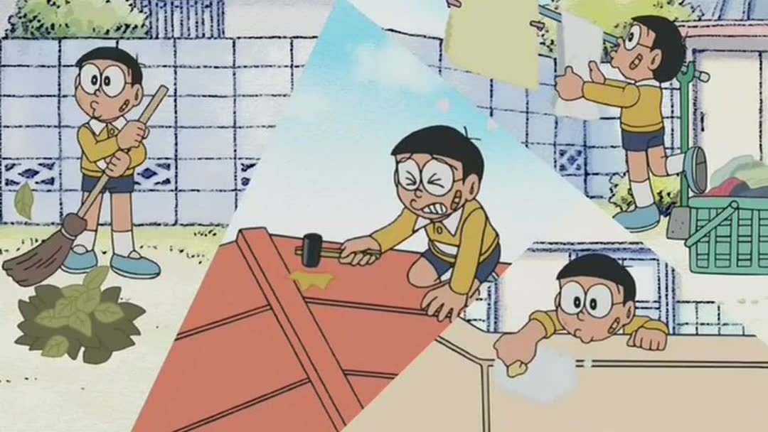 哆啦A梦:大雄和哆啦A梦互换身份,结果还是什么都做不好