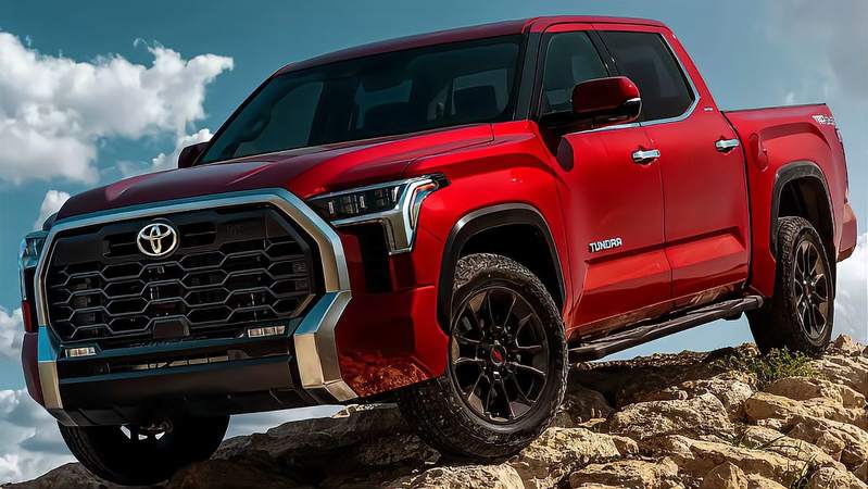 福特猛禽劲敌登场,2022款丰田坦途来袭,海外预售价48万