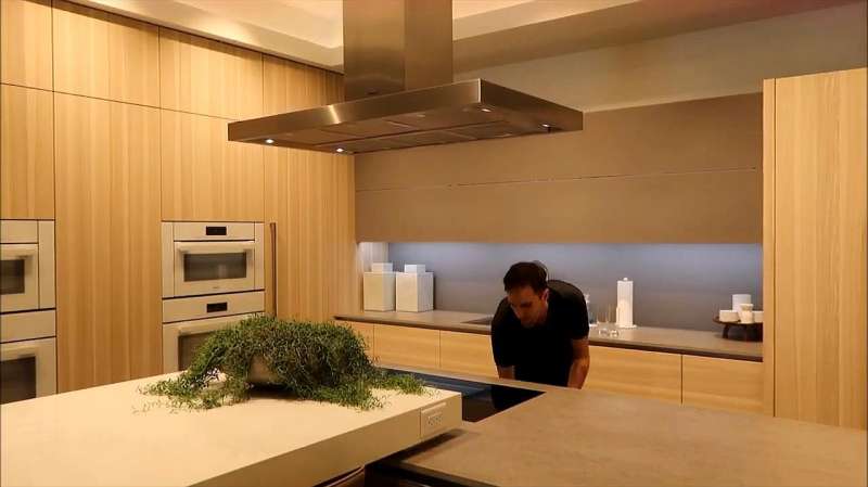 现代厨房设计,隐藏于墙体的厨房