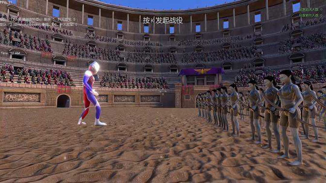 史诗战争模拟器:一名迪迦奥特曼VS一百名精灵弓箭手