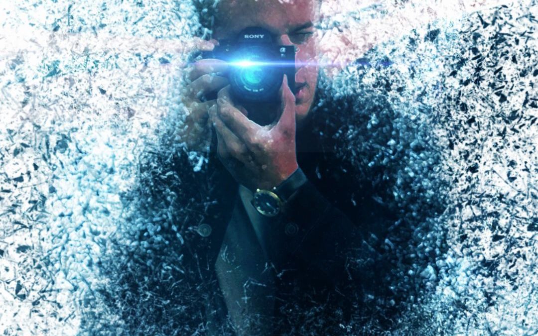 【宏鹏教育】PS特效-冰霜打散特效海报