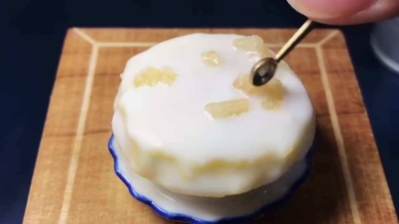 小小的迷你厨房:自制迷你酸奶蛋糕