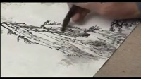 名家画泼墨山水视频水墨山水山的画法视频
