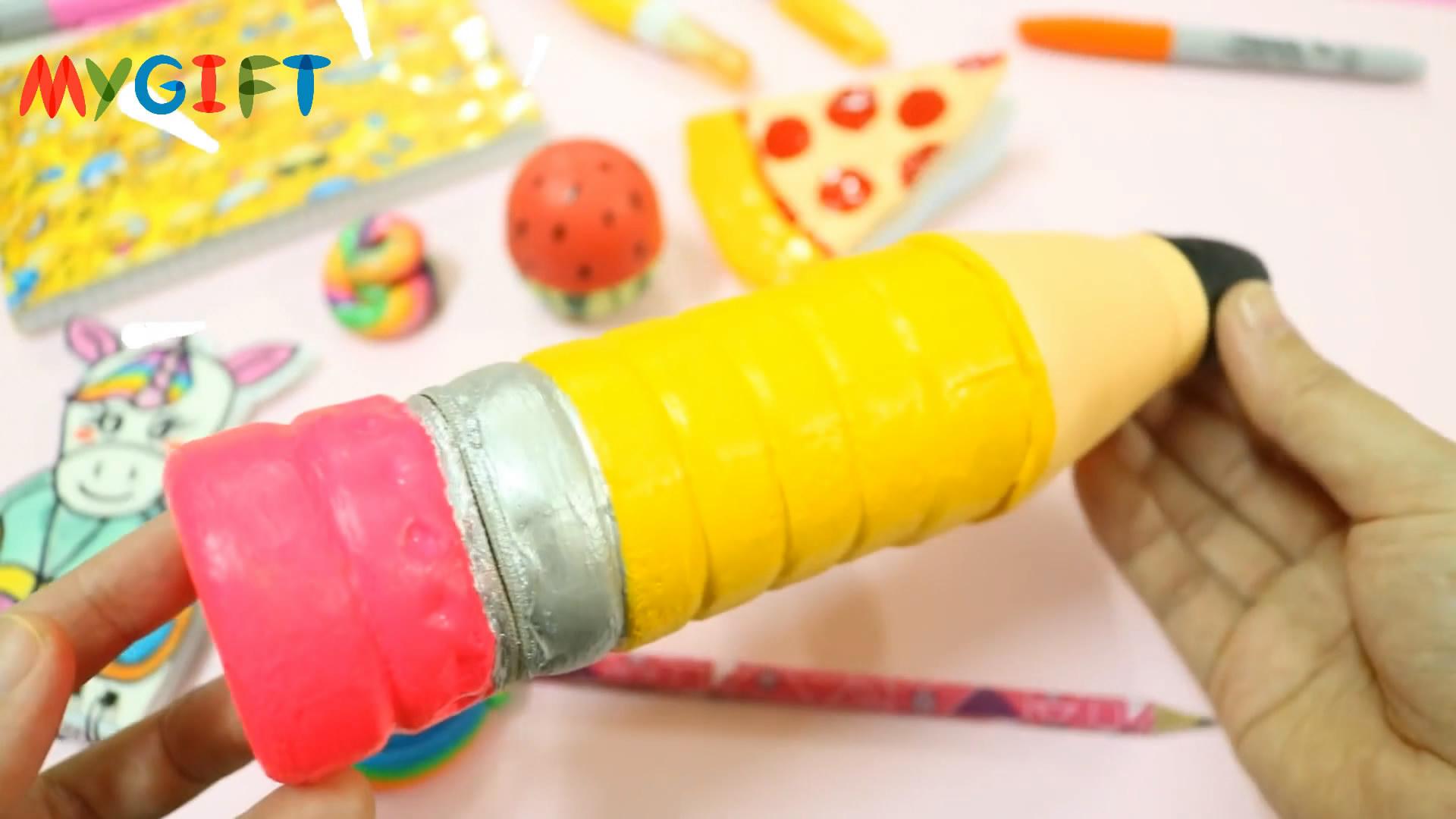MYGIFT-手工制作创意教程-开学季一起来DIY铅笔笔筒吧!