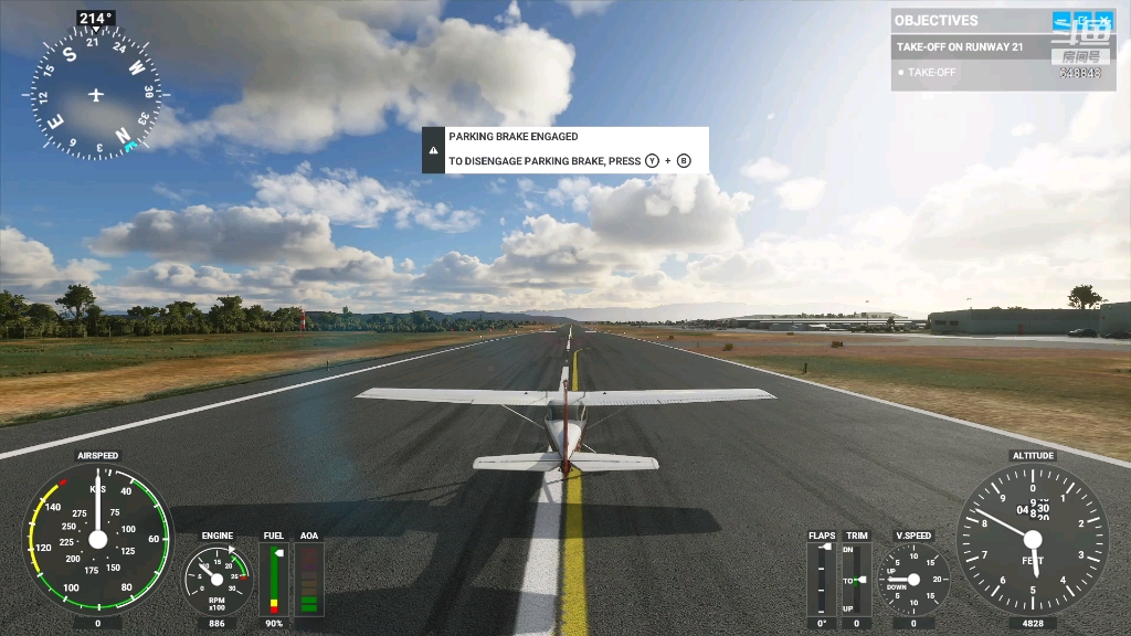 【直播天】《微软模拟飞行》教程之第一次单独飞行- 001