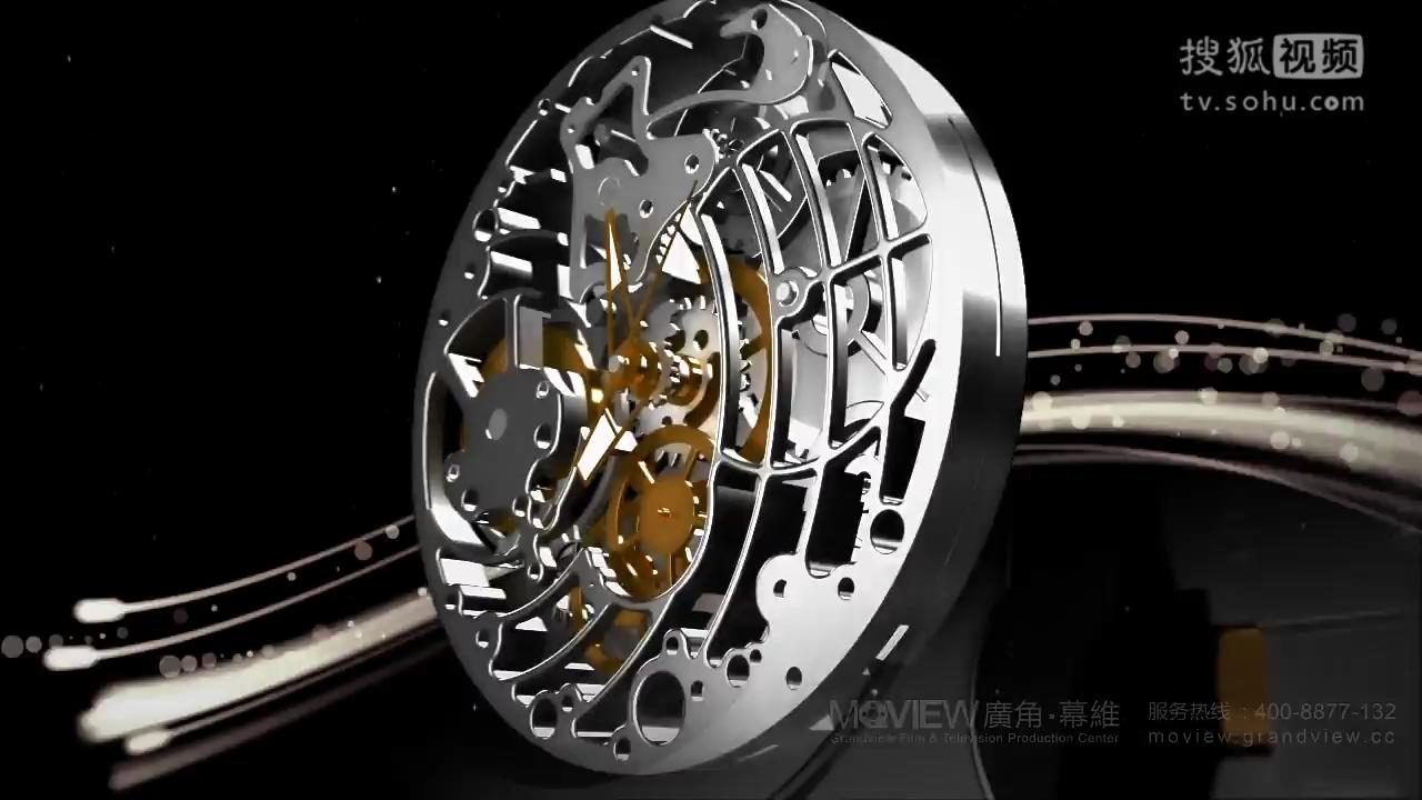 廣角幕维钟表三维动画形象片