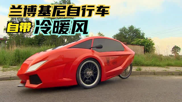 自行车版的兰博基尼,倒三轮车内带冷暖风