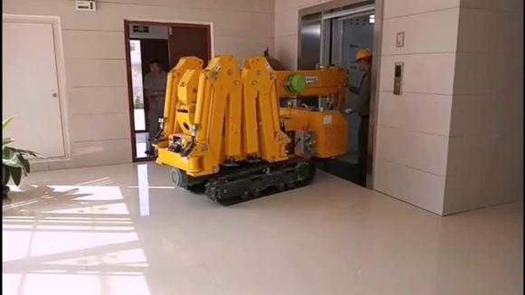 蜘蛛吊车型号有哪些?#蜘蛛吊车 #狭窄空间吊装