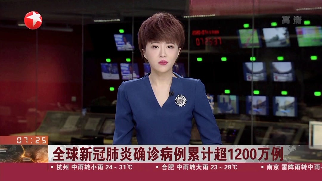 全球新冠肺炎确诊病例累计超1200万例