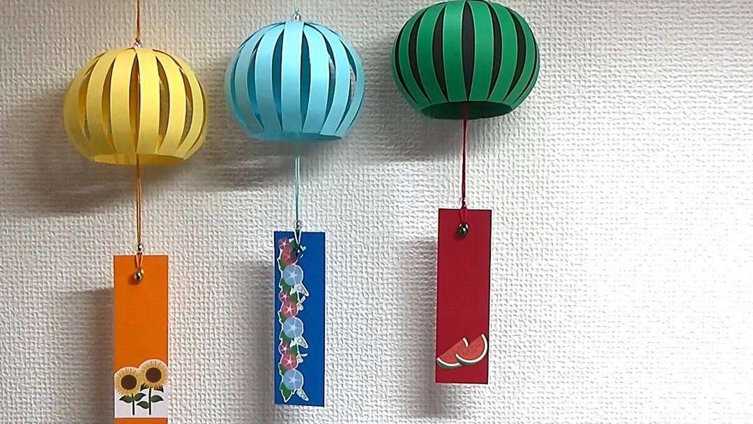 夏日装饰风铃的制作方法,不仅简单还非常可爱,创意十足!