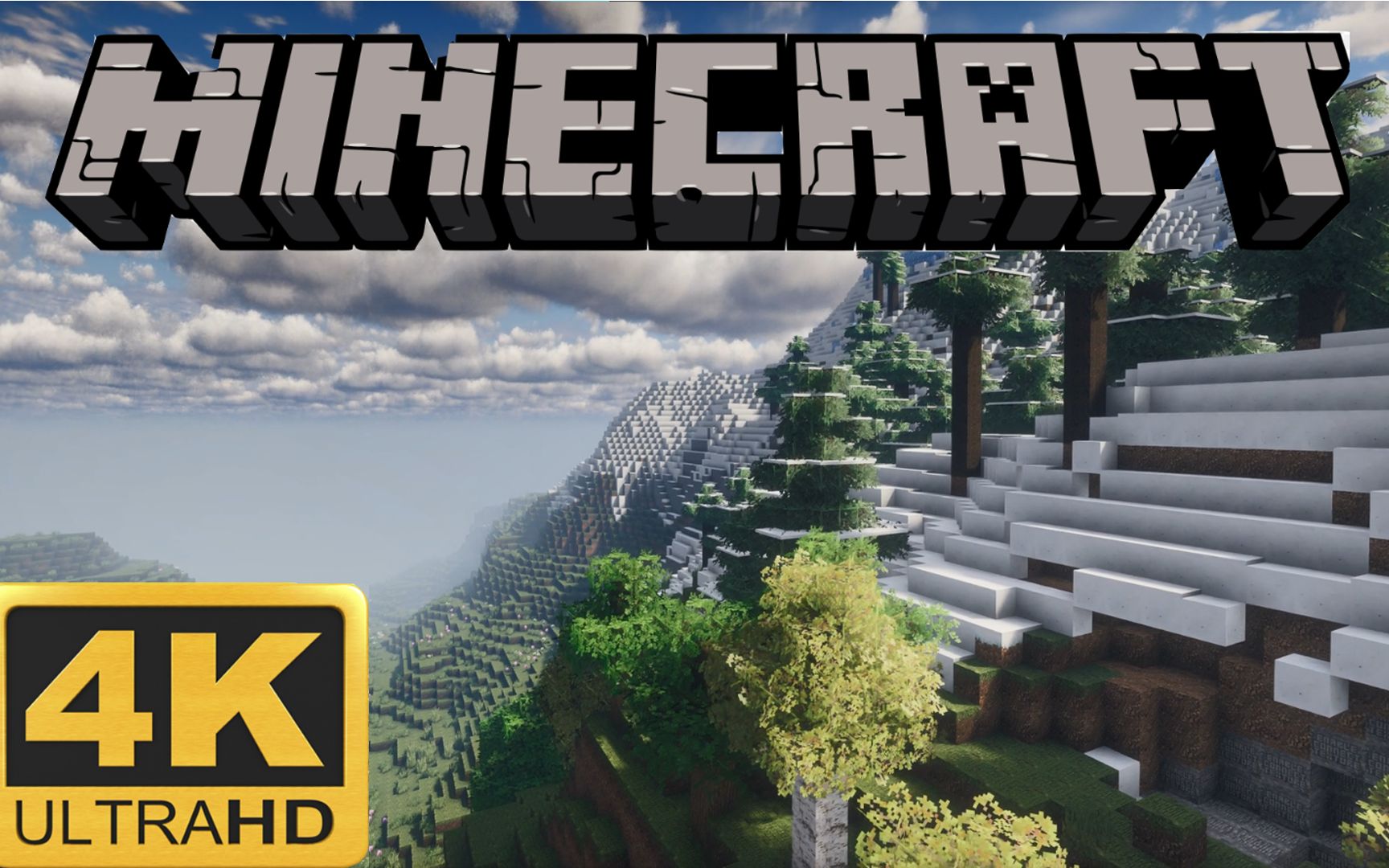 [Minecraft]MC原版地形遇上4K画质!不进来看一下吗?_哔哩哔哩bilibili_...