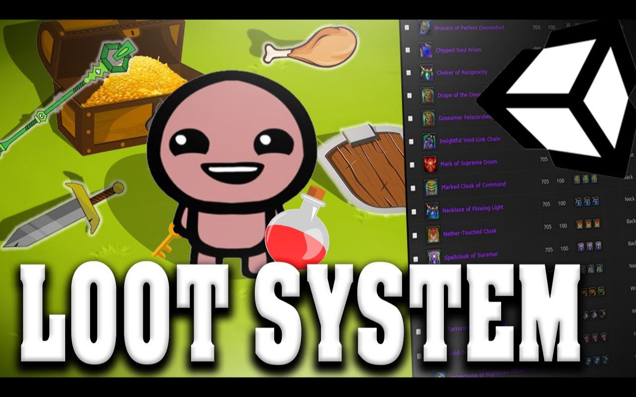 【Unity教程搬运】Unity中具有随机掉落率的灵活战利品系统