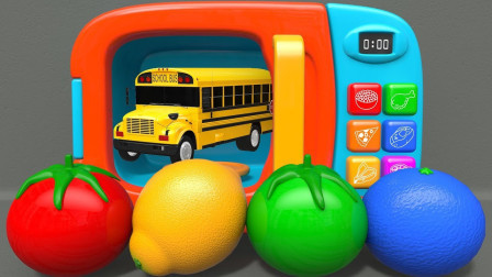 启蒙英语动画:把水果放在搅拌机里 变出好多美味的巧克力豆