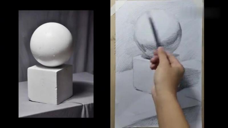 从零开始学素描——石膏组合