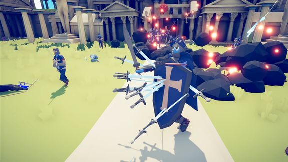 全面战争模拟器,史诗之战第五集,亡灵军团派来飞剑高手