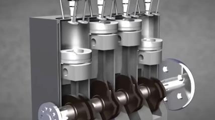 科普,带大家了解一些冷知识:3D动画演示发动机原理